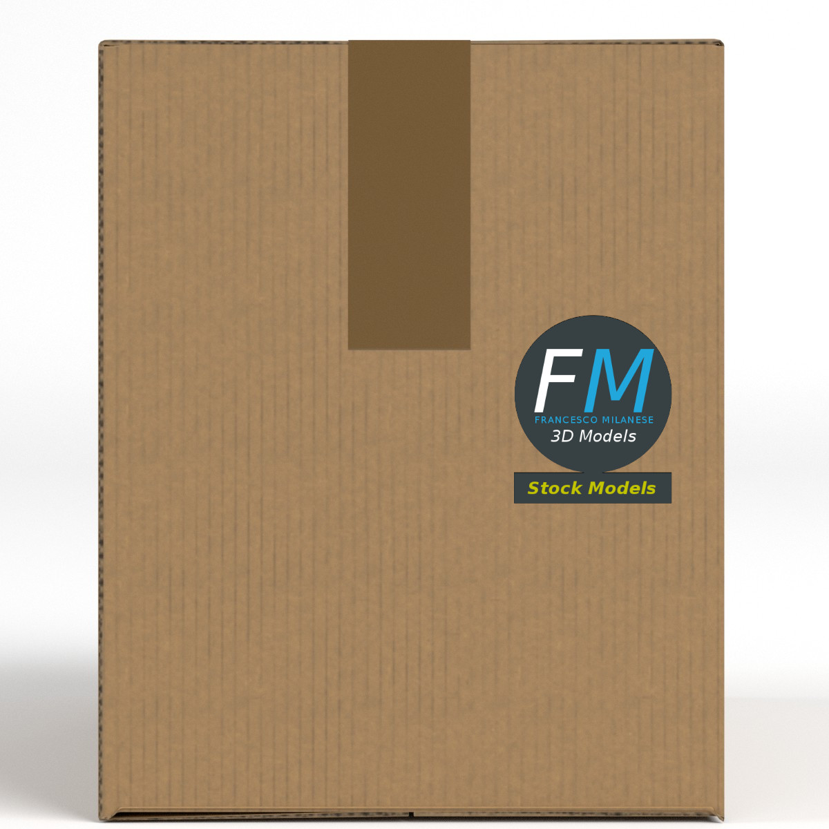 Cardboard box closed by FrancescoMilanese85 | 3DOcean
