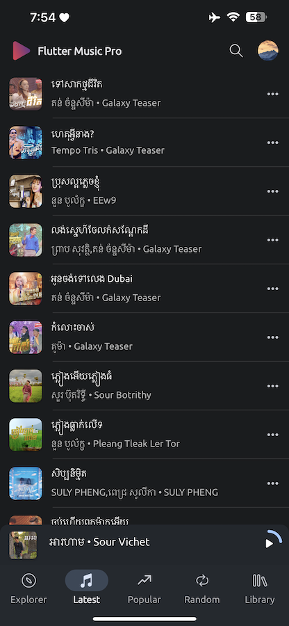 Flutter Music Pro - Music Streaming Platform by nak9009 | CodeCanyon