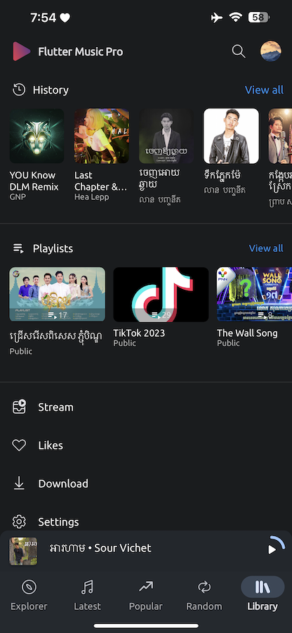 Flutter Music Pro - Music Streaming Platform by nak9009 | CodeCanyon