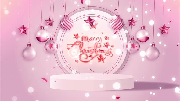 Merry Christmas Loop Background 4K, Motion Graphics | VideoHive