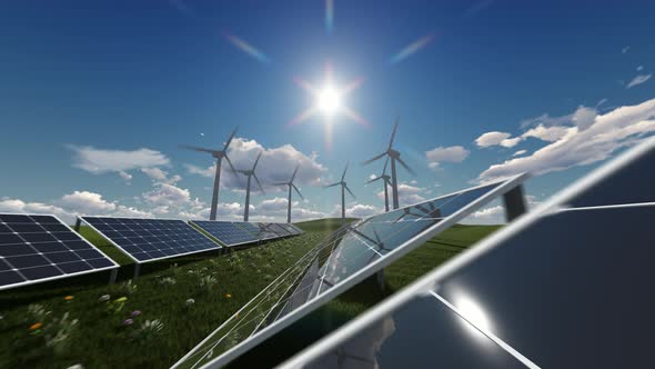 Solar Panels 4K, Motion Graphics | VideoHive