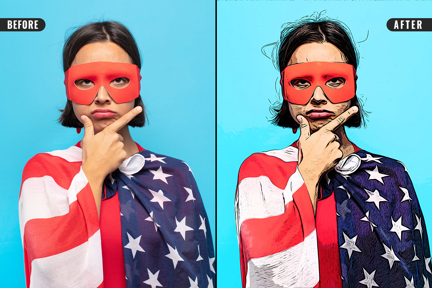 Cartoonize Photo Effect, Add-ons | GraphicRiver