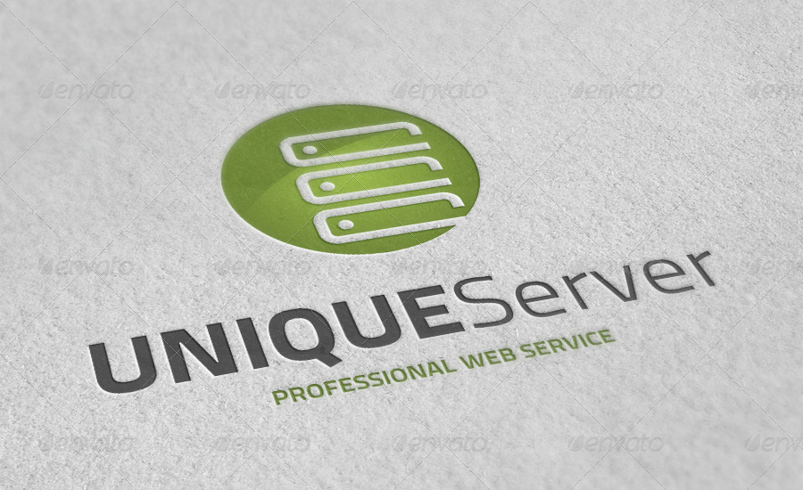 Unique Server Logo, Logo Templates | GraphicRiver