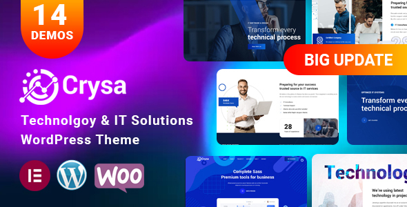 Crysa - IT Solutions WordPress by validthemes | ThemeForest