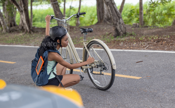 Biker fuse eco-awareness, cycling for fitness, solar for device power ...