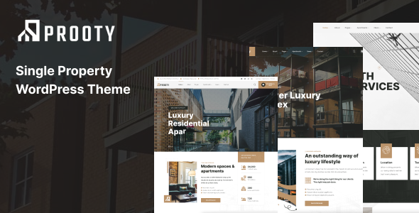 Prooty - Single Property WordPress Theme by ovatheme | ThemeForest