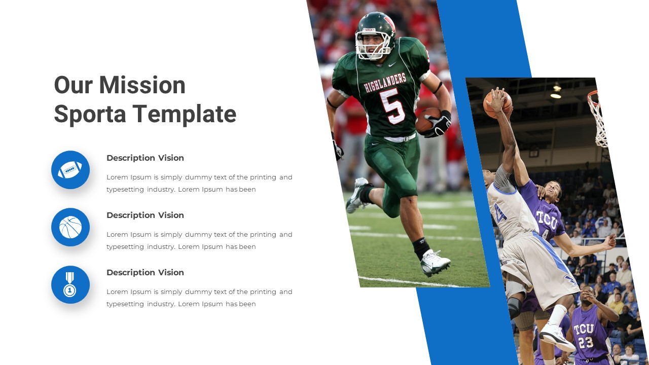 Sporta - Sports PowerPoint Template, Presentation Templates | GraphicRiver