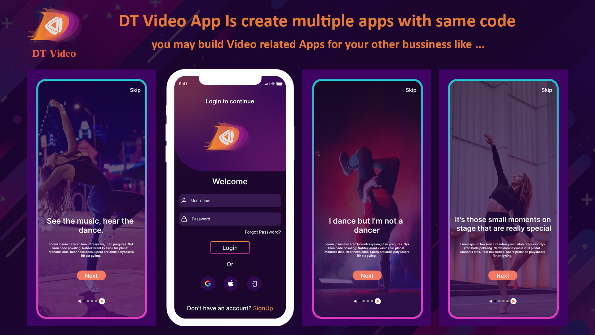 DTVideo: The Ultimate Multipurpose All-in-One Video Flutter App ( Android + ios ) Admin panel by ...