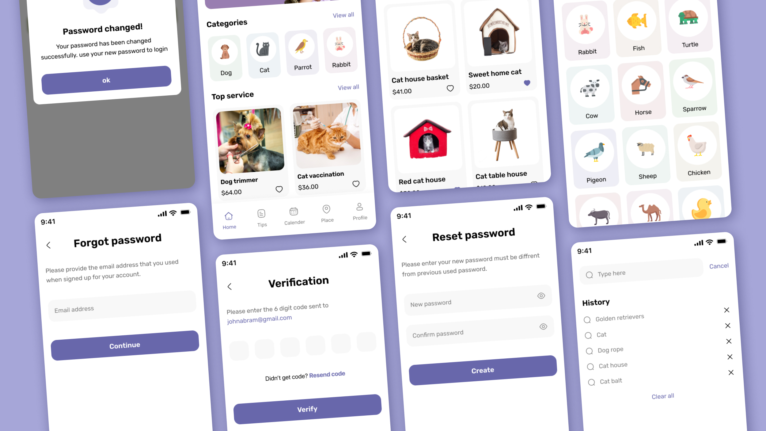 PetCare: Pet Food Stores & Services app in Flutter 3.x (Android, iOS) UI template | PetGuardian ...
