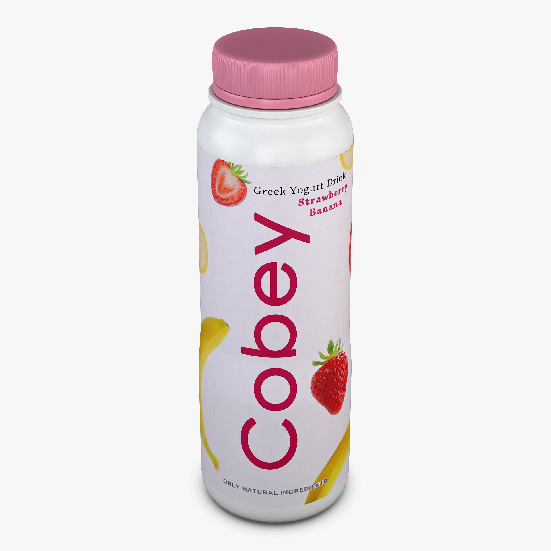 Cobey Yogurt Bottle 350ml Simple M 1 by Zurel | 3DOcean