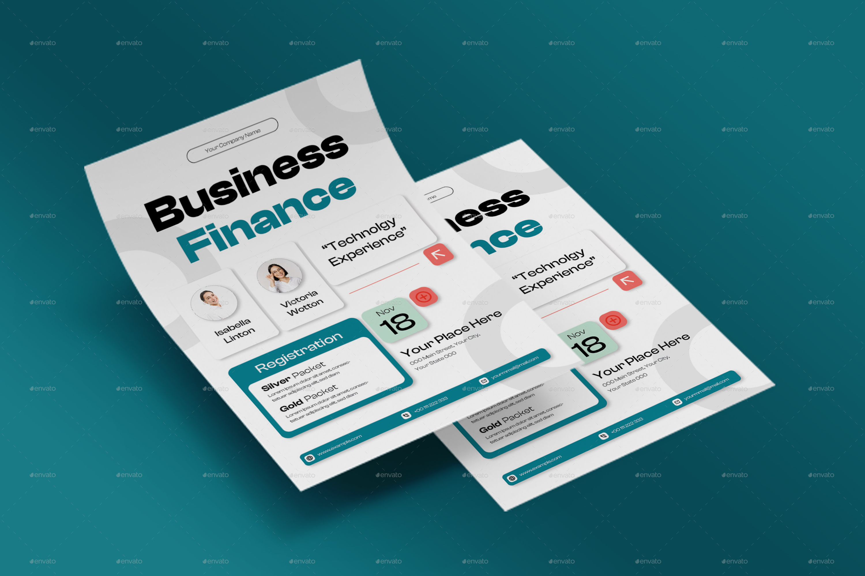 Business Finance Flyer, Print Templates | GraphicRiver