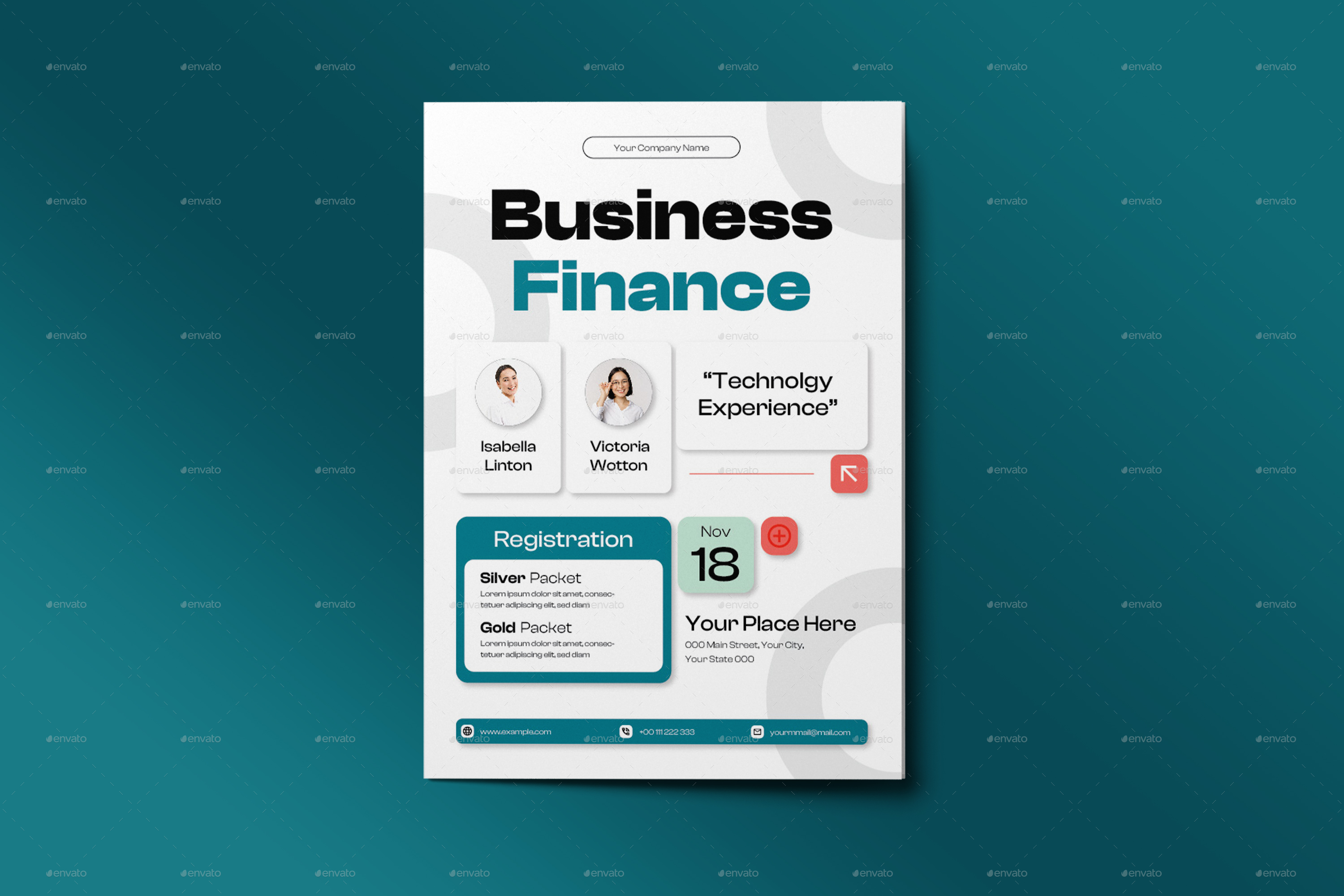 Business Finance Flyer, Print Templates | GraphicRiver