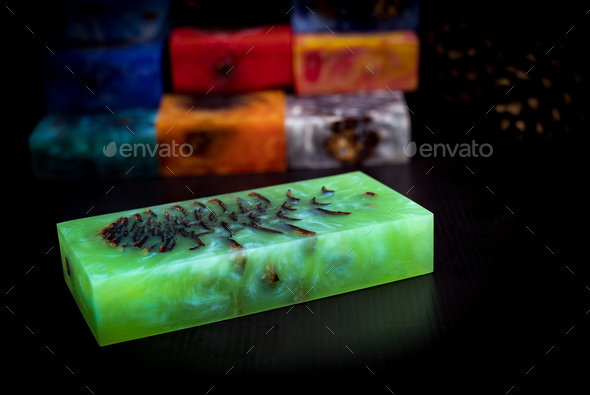 Pine cone casting epoxy resin Stock Photo by thichaa | PhotoDune