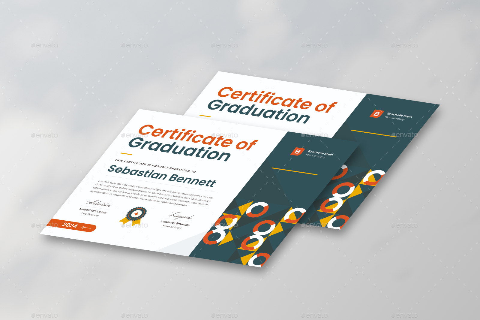 Graduation Event Certificate, Print Templates | GraphicRiver