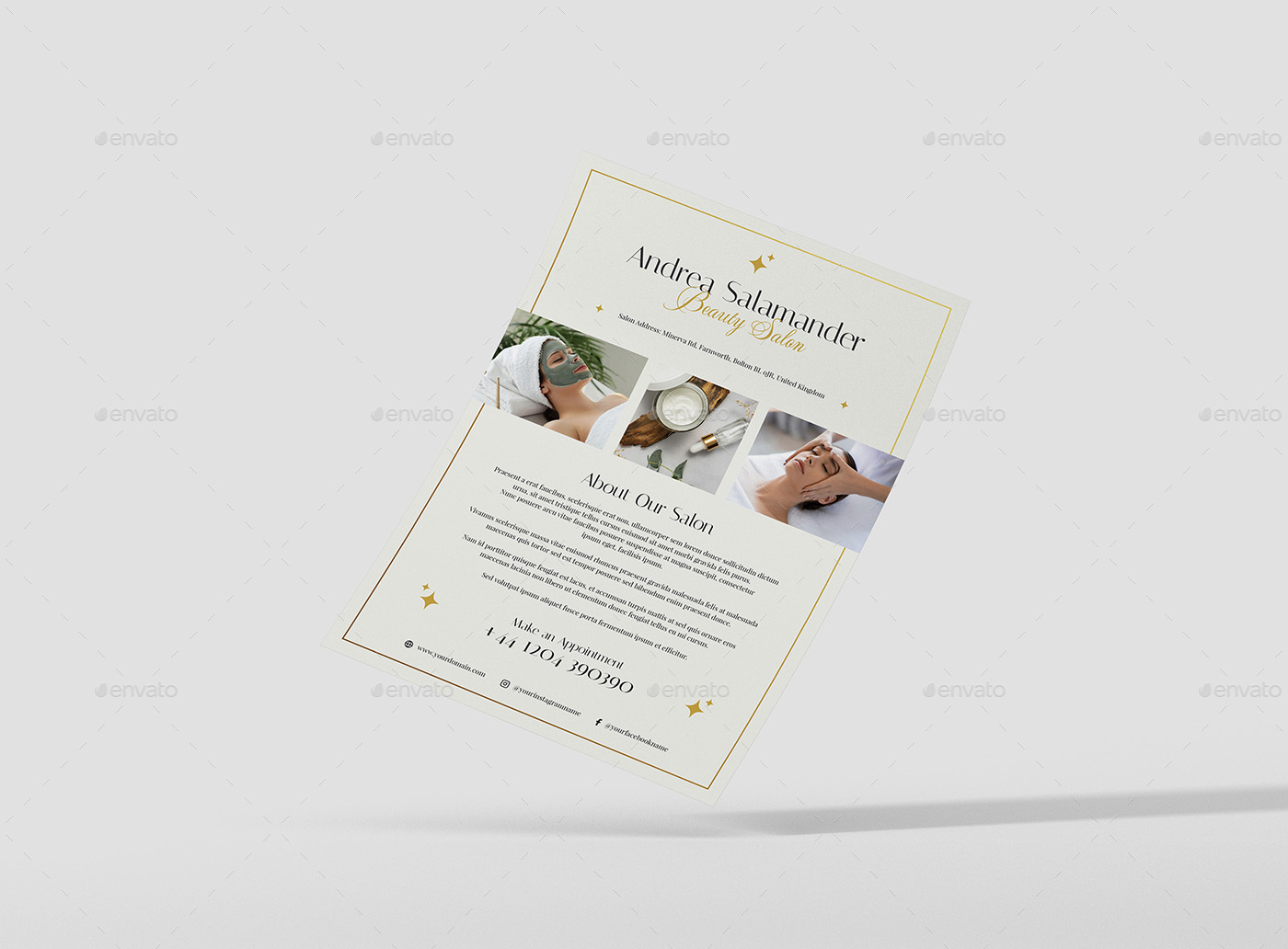Esthetician Flyer Template, Print Templates | GraphicRiver