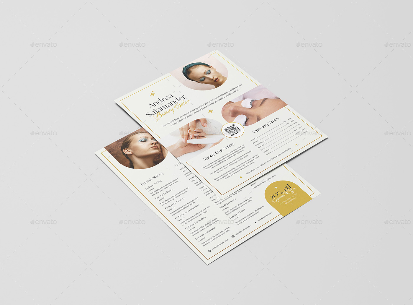 Esthetician Flyer Template, Print Templates | GraphicRiver