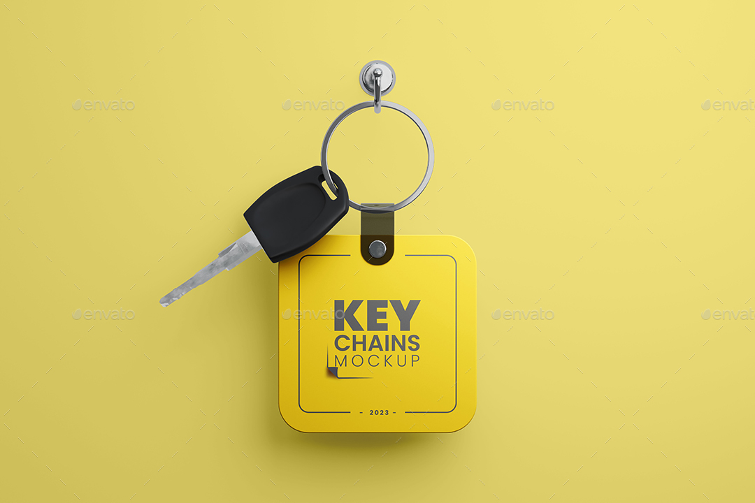 Key Chains Mockup, Graphics | GraphicRiver