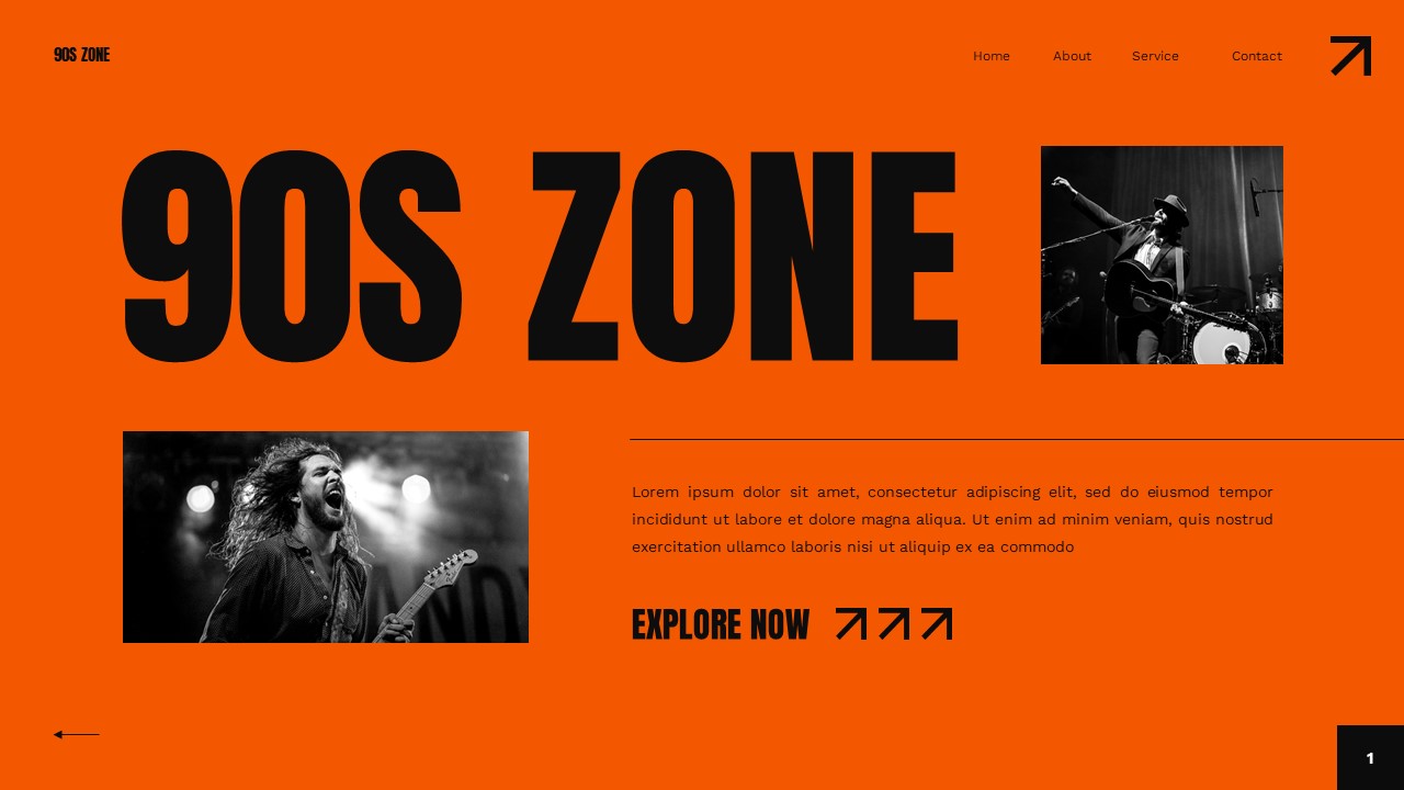 90s Zone - Music Powerpoint Templates, Presentation Templates ...