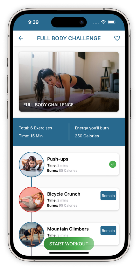 Ionic Fitness Workout App Template in Ionic | FitWithMe by RenderCodeTechnology