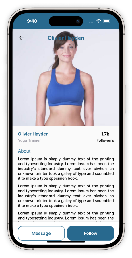 Ionic Fitness Workout App Template in Ionic | FitWithMe by RenderCodeTechnology