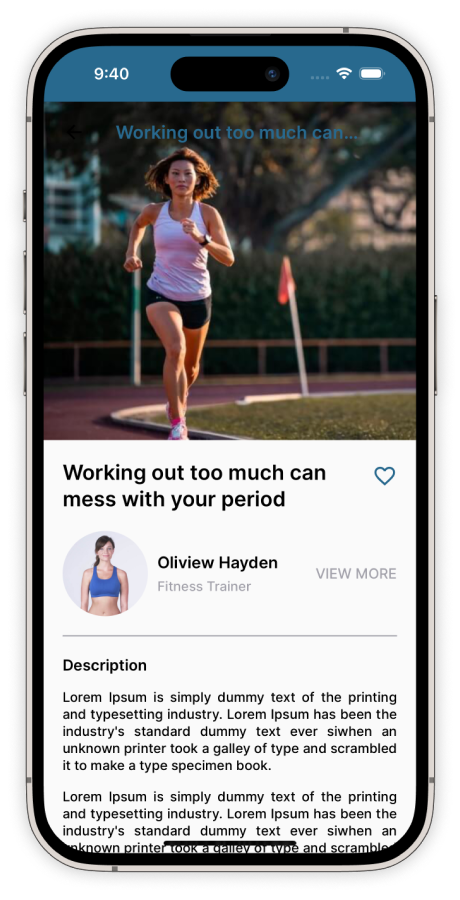 Ionic Fitness Workout App Template in Ionic | FitWithMe by RenderCodeTechnology