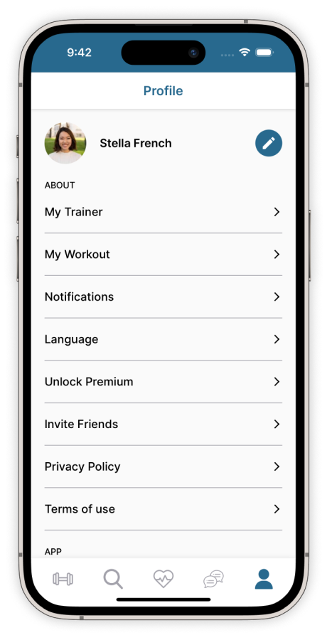 Ionic Fitness Workout App Template in Ionic | FitWithMe by RenderCodeTechnology
