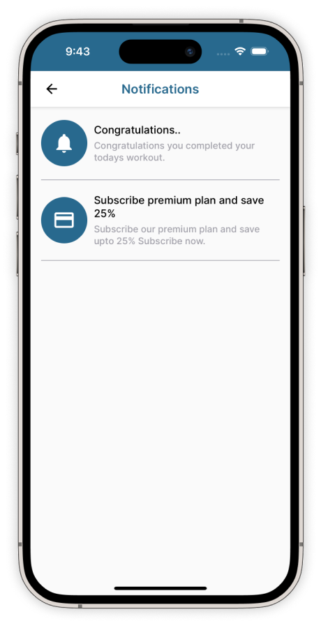 Ionic Fitness Workout App Template in Ionic | FitWithMe by RenderCodeTechnology