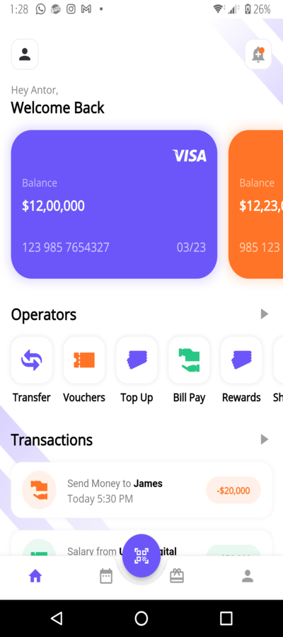 Flutter MyWallet Ui AppKit by awaisdev5765 | CodeCanyon