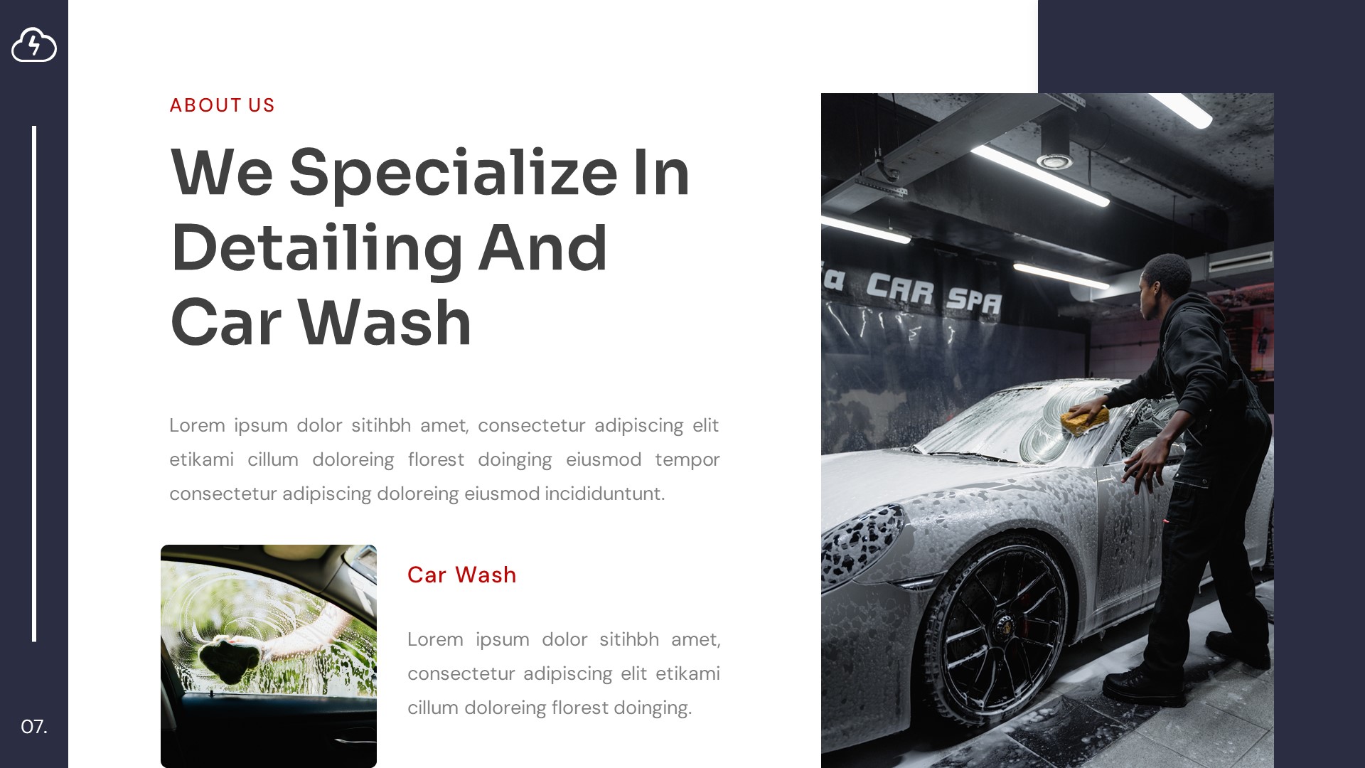 Washine – Car Wash Keynote Template, Presentation Templates | GraphicRiver