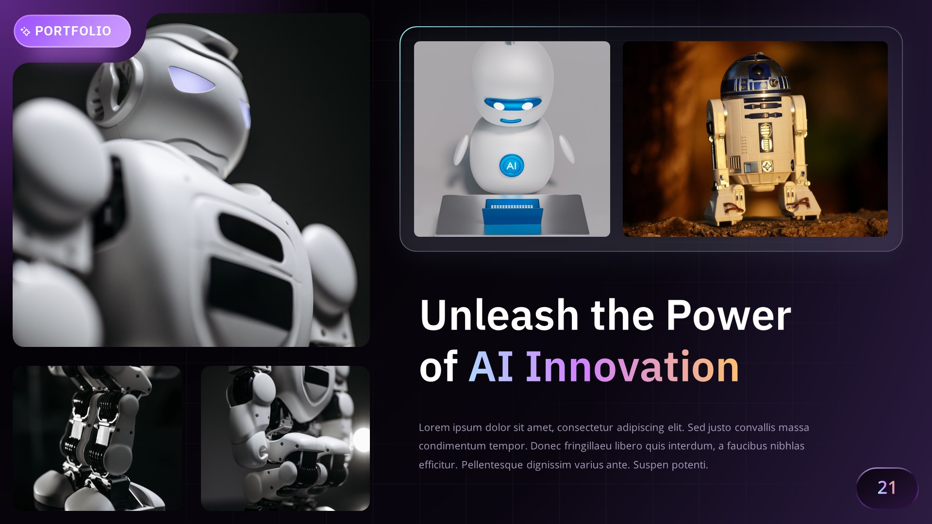 EvolveAI – Artificial Intelligence AI PowerPoint Template, Presentation ...
