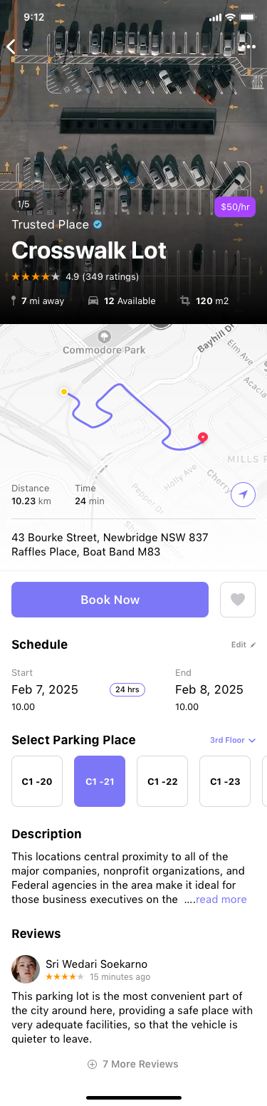 Parkixg - Figma Parking Finder App by arthgoods | ThemeForest