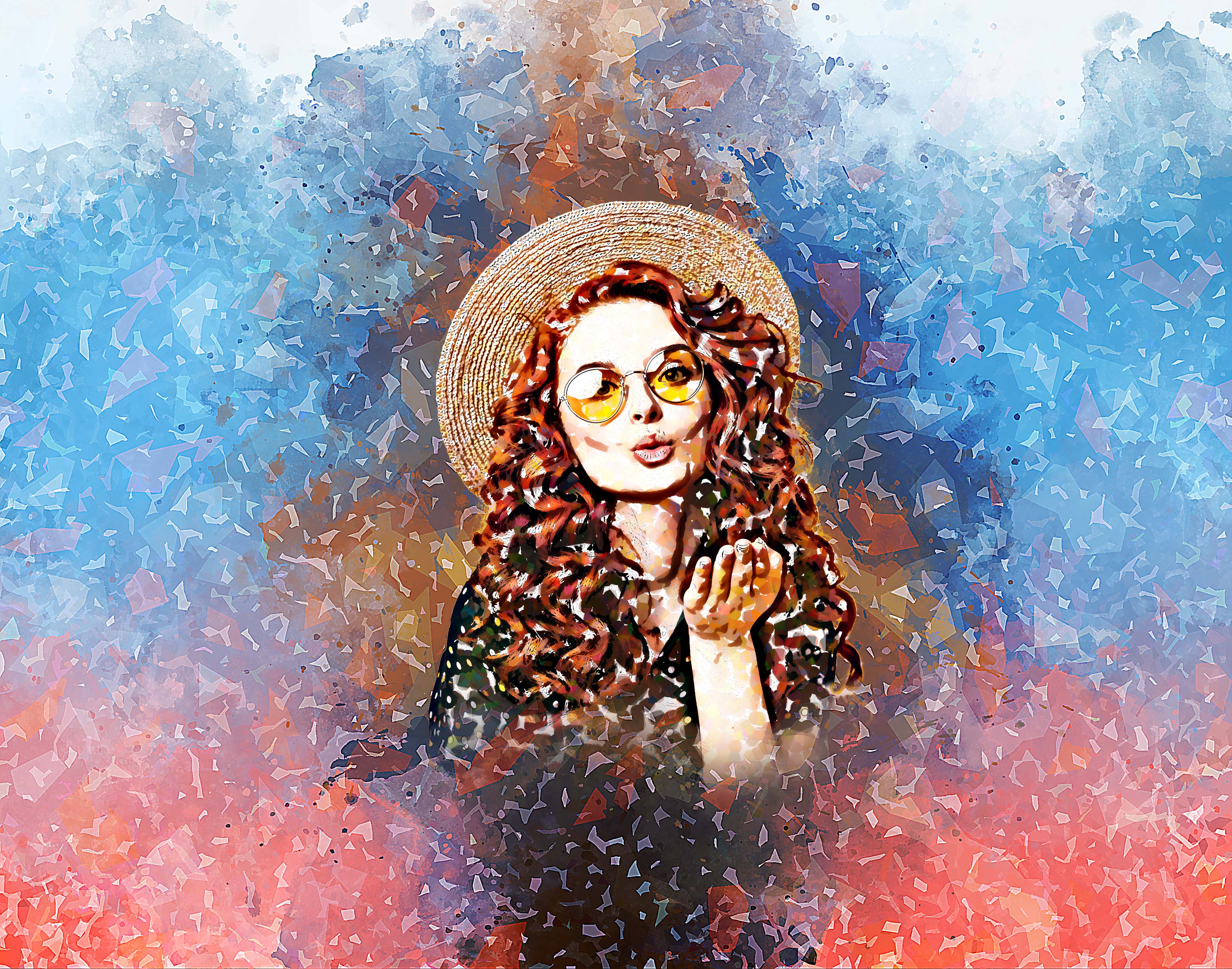 Abstract Painting Effect Photoshop Action, Add-ons | GraphicRiver