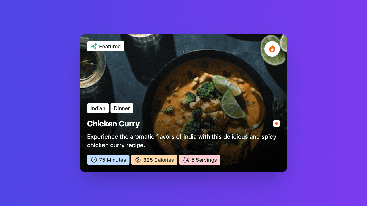Cookify - Tailwind Cards Kit by pmsgz | CodeCanyon