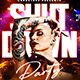 Shut down Party Flyer, Print Templates | GraphicRiver