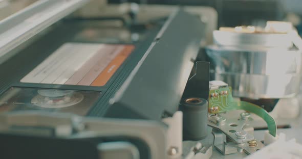 Insert Vhs Tape Mechanism, Stock Footage | VideoHive