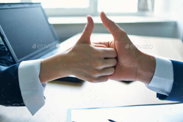successful deal shaking hands close-up conclusion of a contract Stock ...