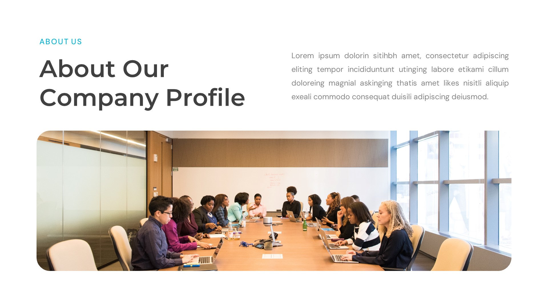 Intertain – Company Profile PowerPoint Template, Presentation Templates