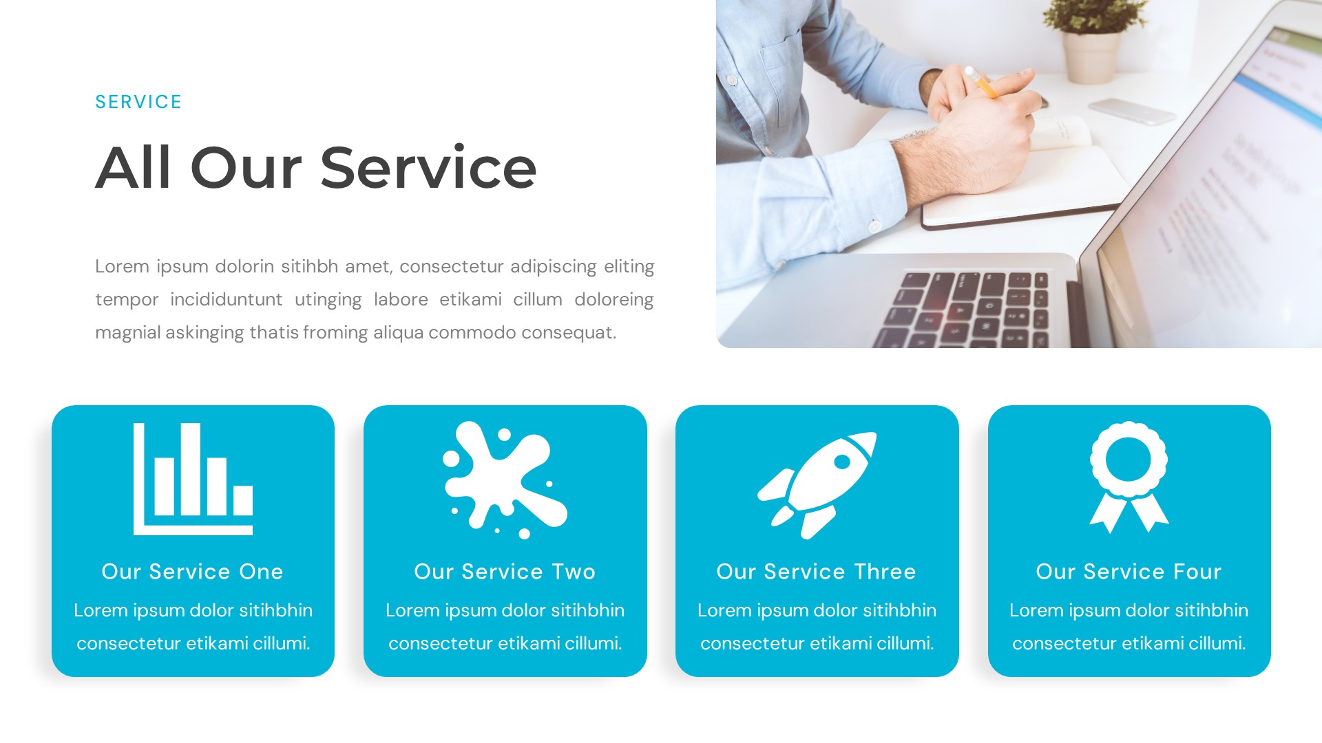 Intertain – Company Profile PowerPoint Template, Presentation Templates