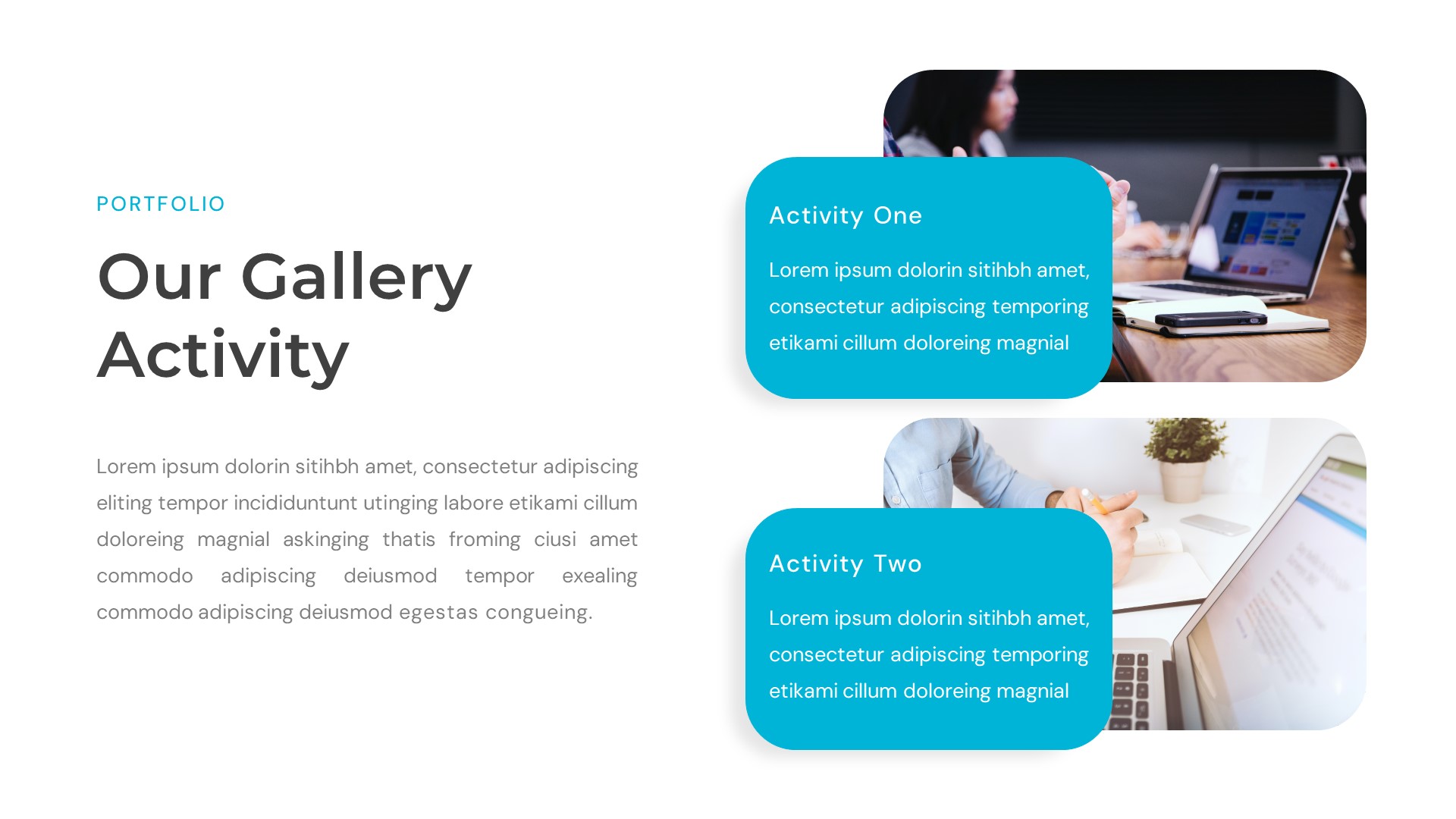 Intertain – Company Profile PowerPoint Template, Presentation Templates