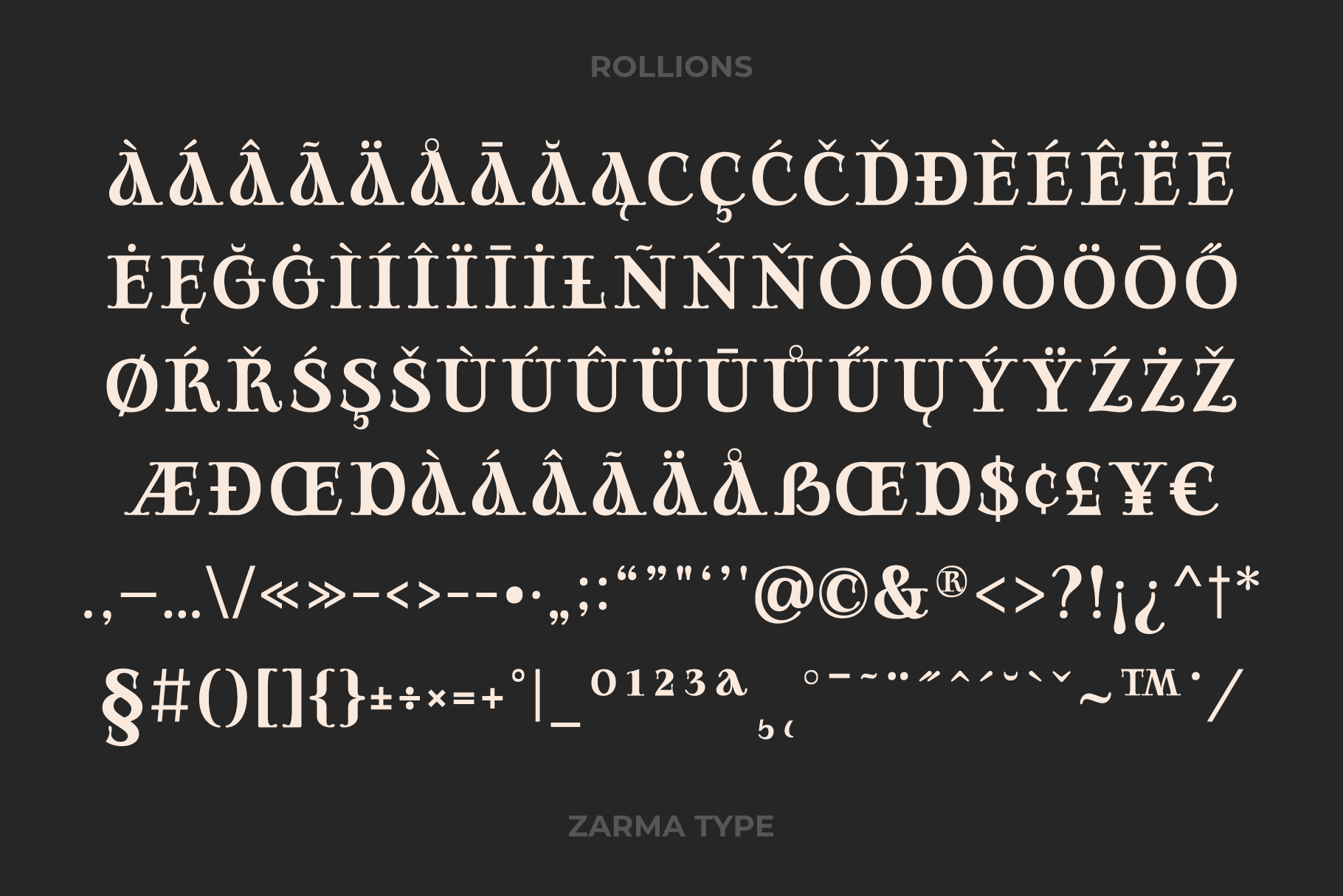 Rollions, Fonts | GraphicRiver