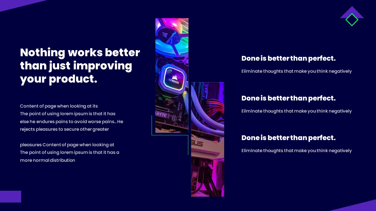 Relyca - Gaming Studio Powerpoint Template, Presentation Templates