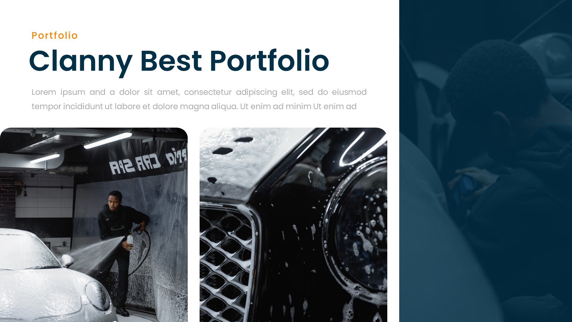 Clanny - Car Wash PowerPoint Template, Presentation Templates ...