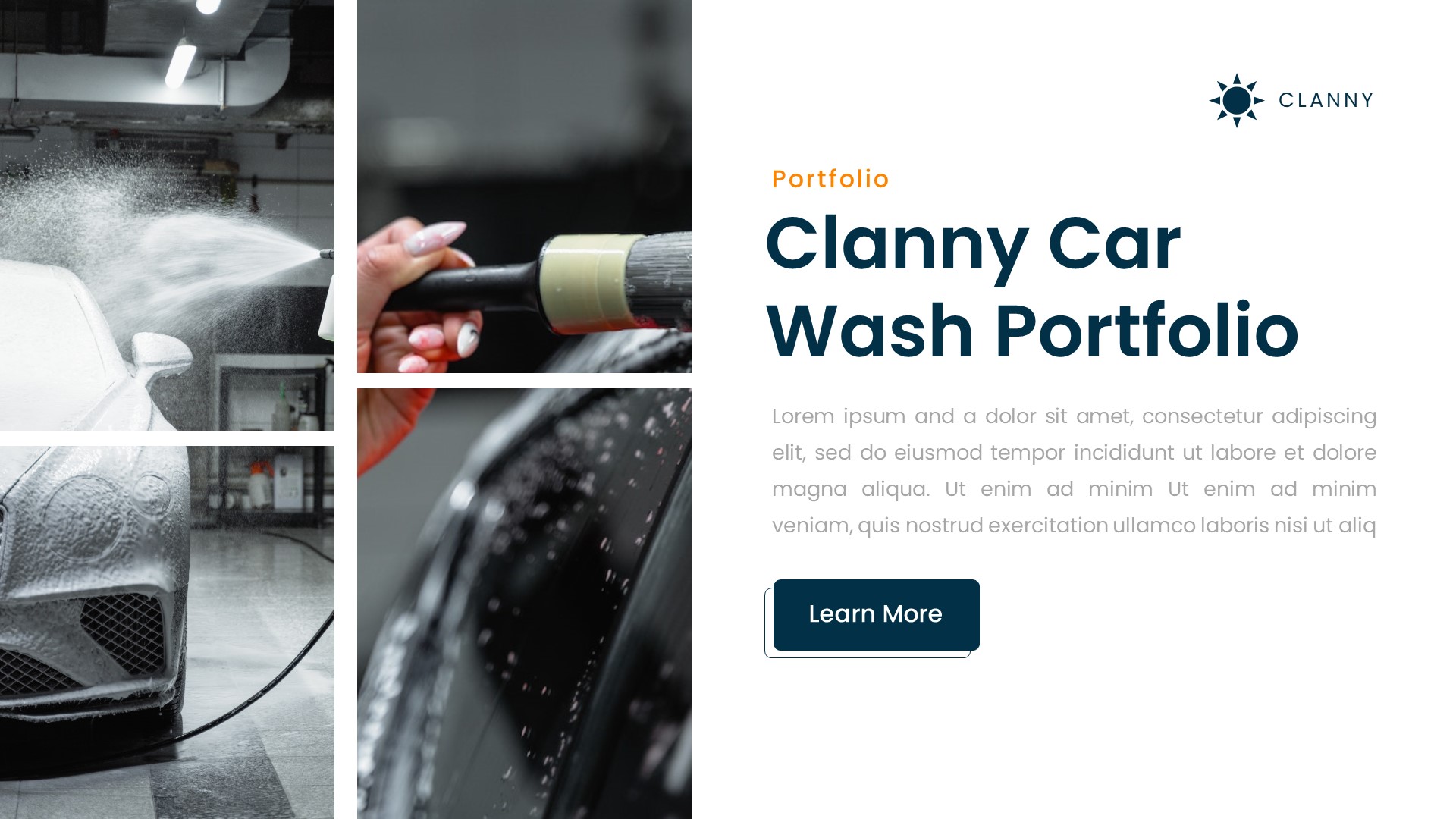 Clanny - Car Wash PowerPoint Template, Presentation Templates ...