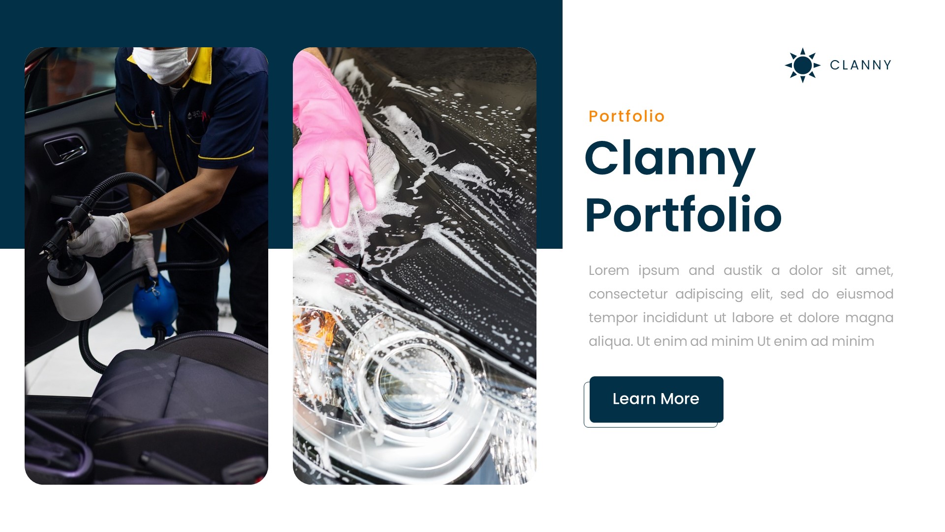 Clanny - Car Wash PowerPoint Template, Presentation Templates ...
