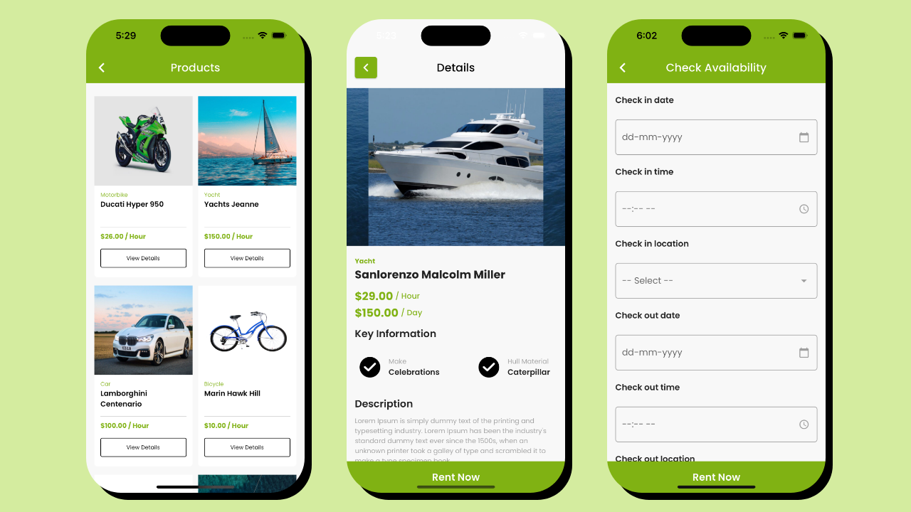 Renterific SaaS - Online Rental System Flutter App With Laravel Admin ...