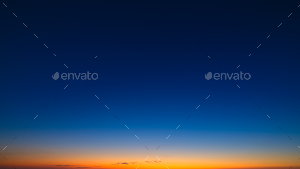 Color gradient on the sky. Sky with clouds during sunset. Clouds and ...