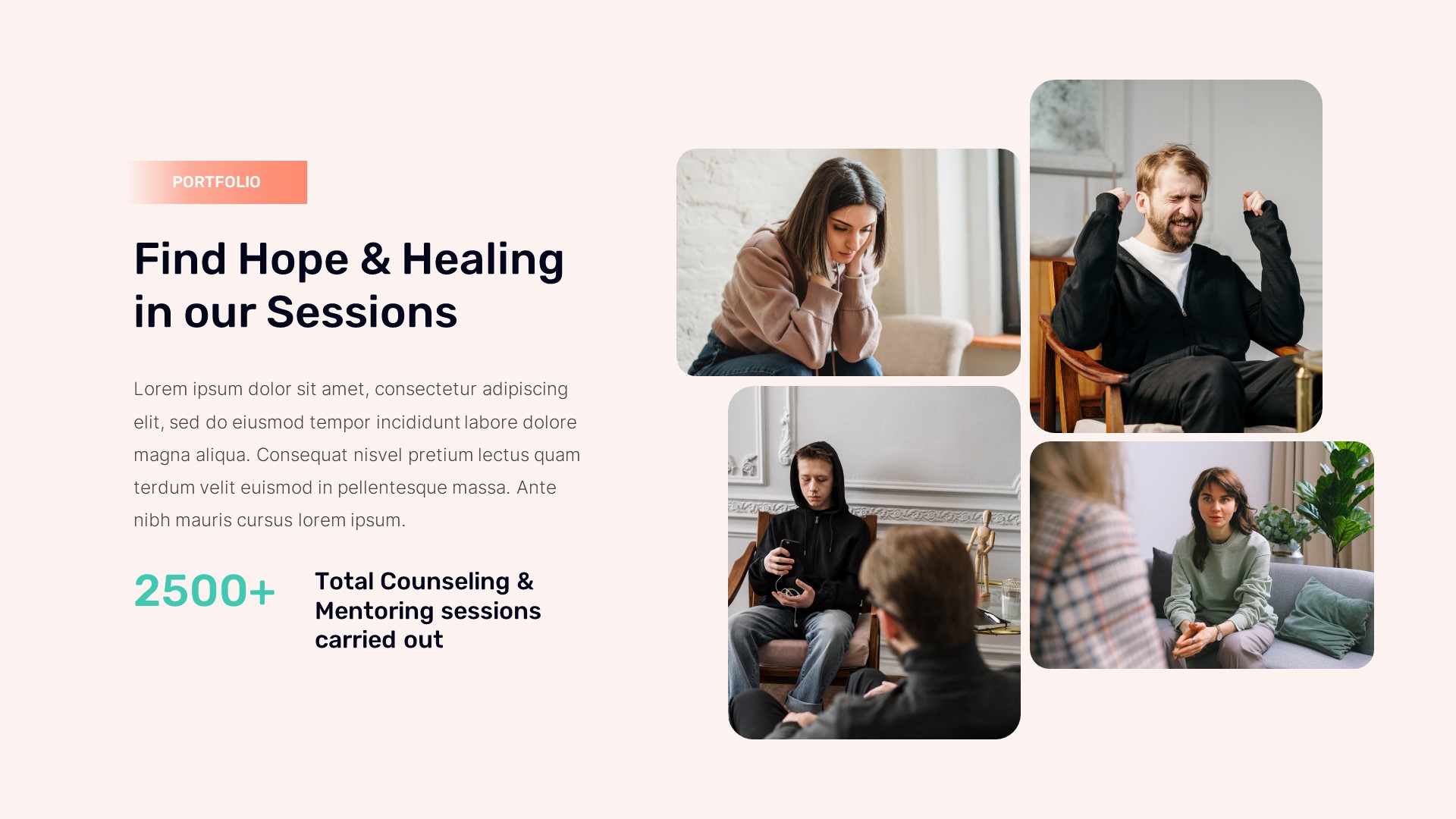 Psychology Counseling PowerPoint Template, Presentation Templates ...