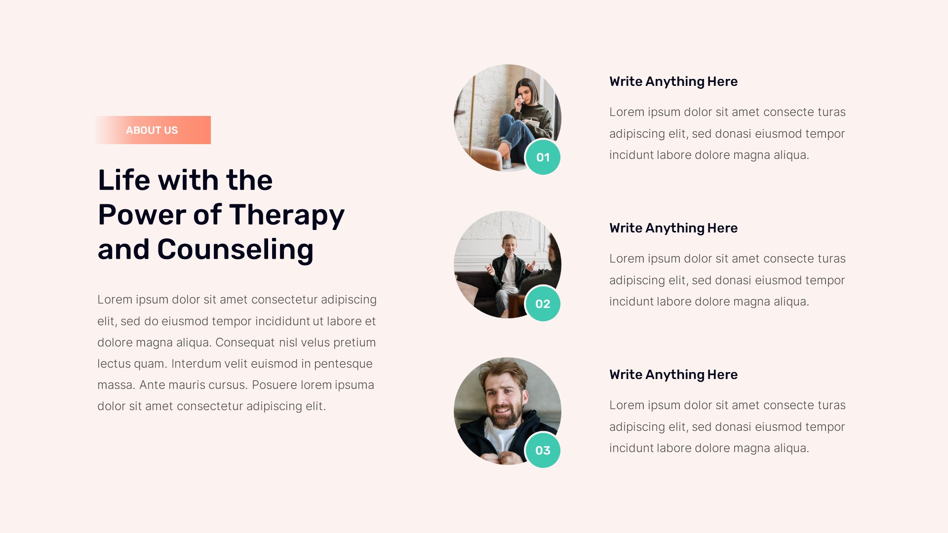 Psychology Counseling PowerPoint Template, Presentation Templates ...