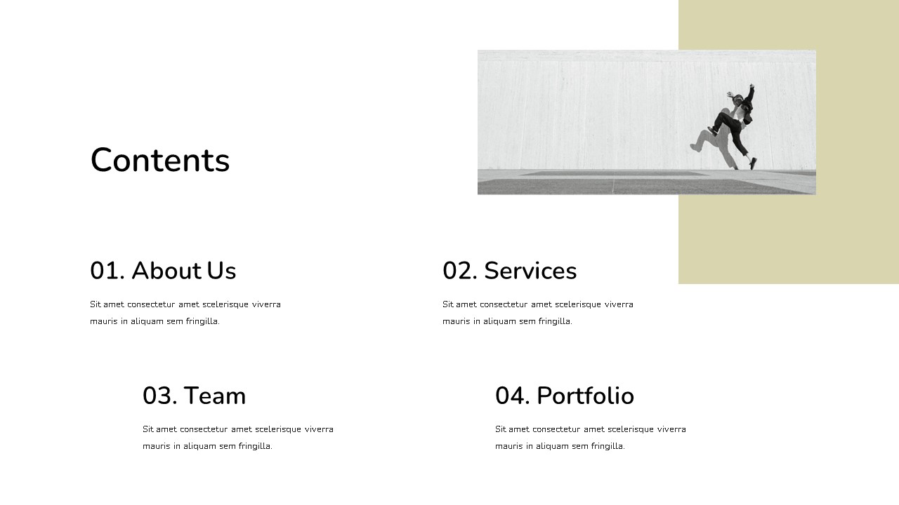 Blanco - Minimal Portfolio PowerPoint Presentation Template ...