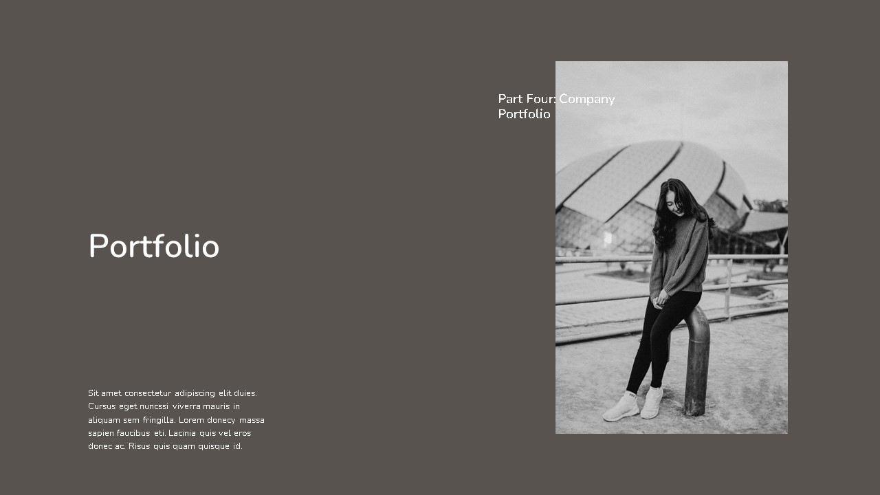 Blanco - Minimal Portfolio PowerPoint Presentation Template ...